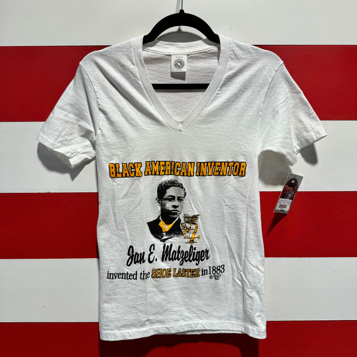 90s Jan E Matzeliger Black American Inventor Shirt – Naptown Thrift